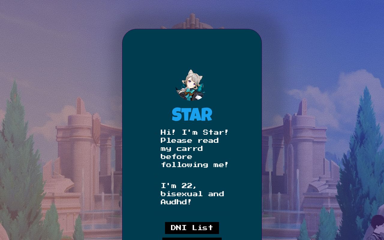 Star's Carrd!